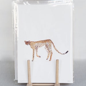 Cheetah Animal Print A4 Print - Etsy