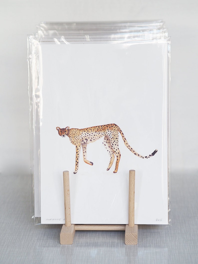 Cheetah Animal Print A4 Print - Etsy