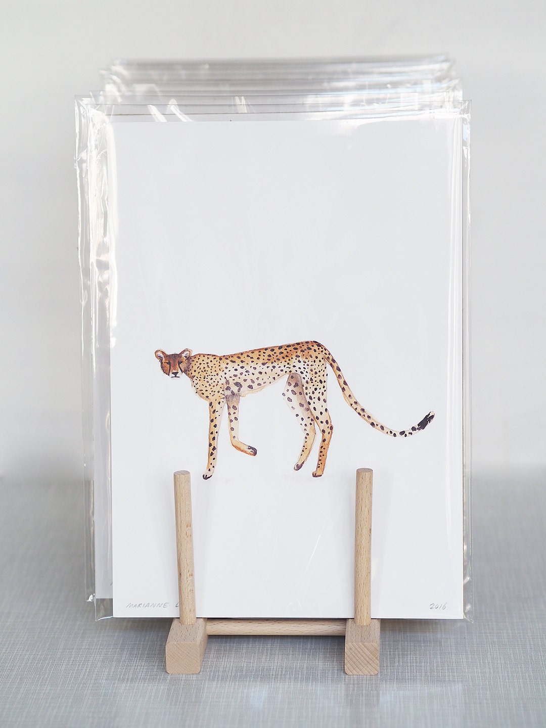 Cheetah Animal Print A4 Print - Etsy