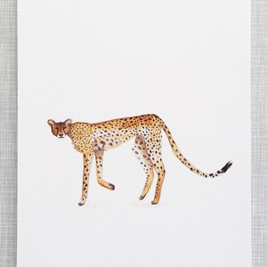Cheetah Animal Print A4 Print - Etsy