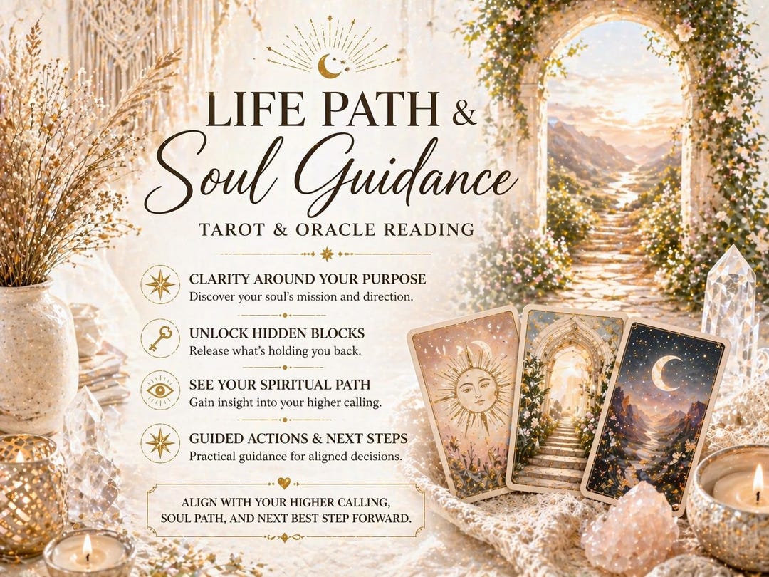 Life Path Tarot Reading | Soul Guidance, Higher Self Message (24 Hour ...