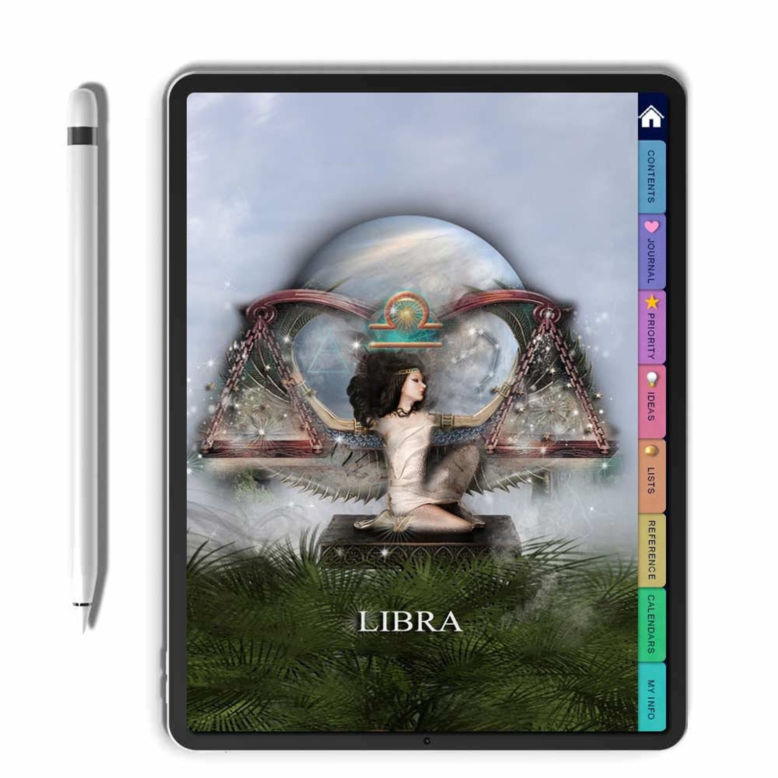 Libra Journal, Digital Ebook Planner, Printable PDF, the Scales Self ...