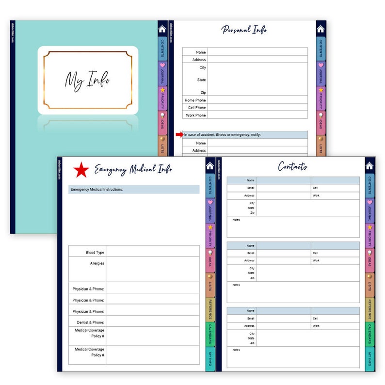 Aries Journal Digital Ebook, Printable PDF, Ram Mountain Goat Self-care ...