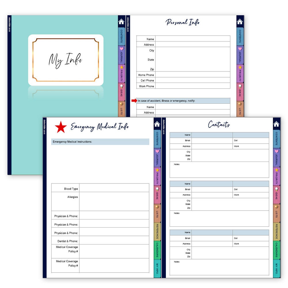 Libra Journal, Digital Ebook Planner, Printable PDF, the Scales Self ...