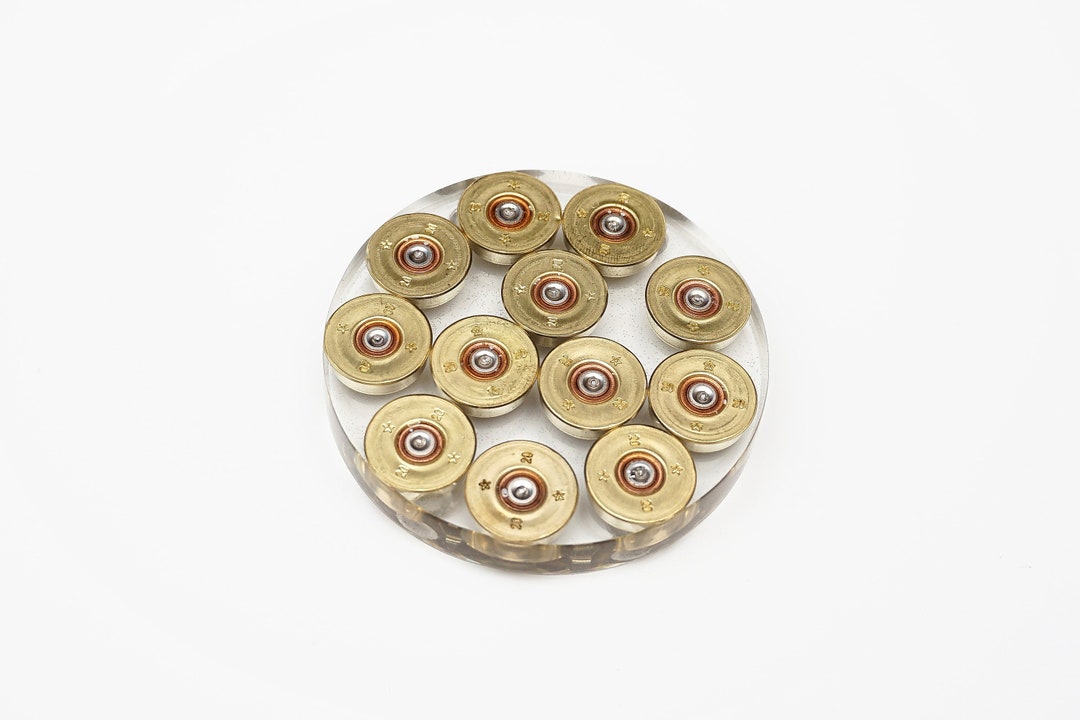 20 Gauge Shotgun Shell Epoxy Resin Coaster, Handmade One of A Kind Gift ...