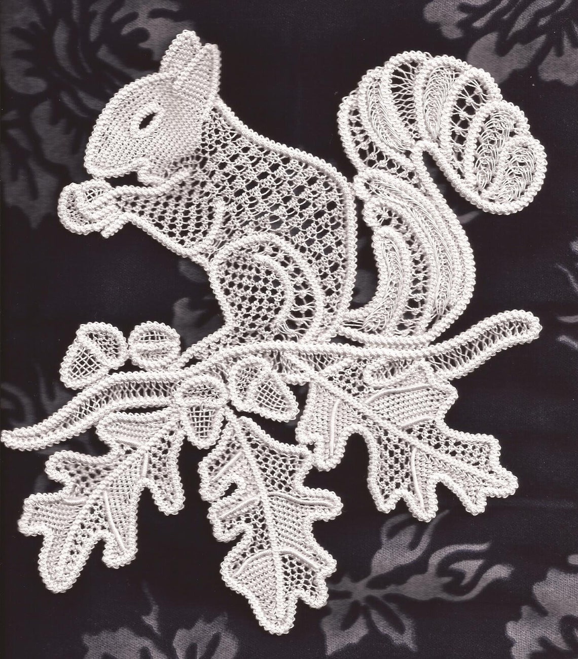 PDF Instant Download - Squirrel, Romanian Point Lace - Pattern No. 46CW ...