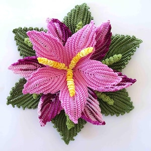 Water Lily, Crochet Pattern Kit - Pattern No. 48LC - Etsy