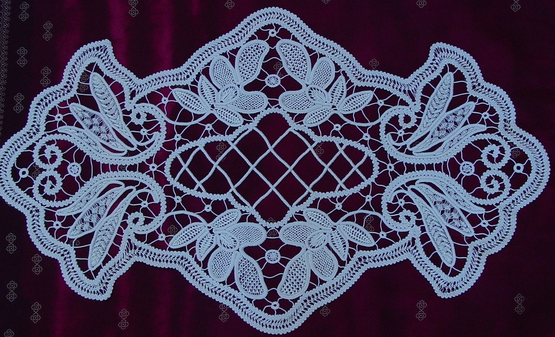 Petals and Leaves, Romanian Point Lace Pattern - No.143ce - Etsy