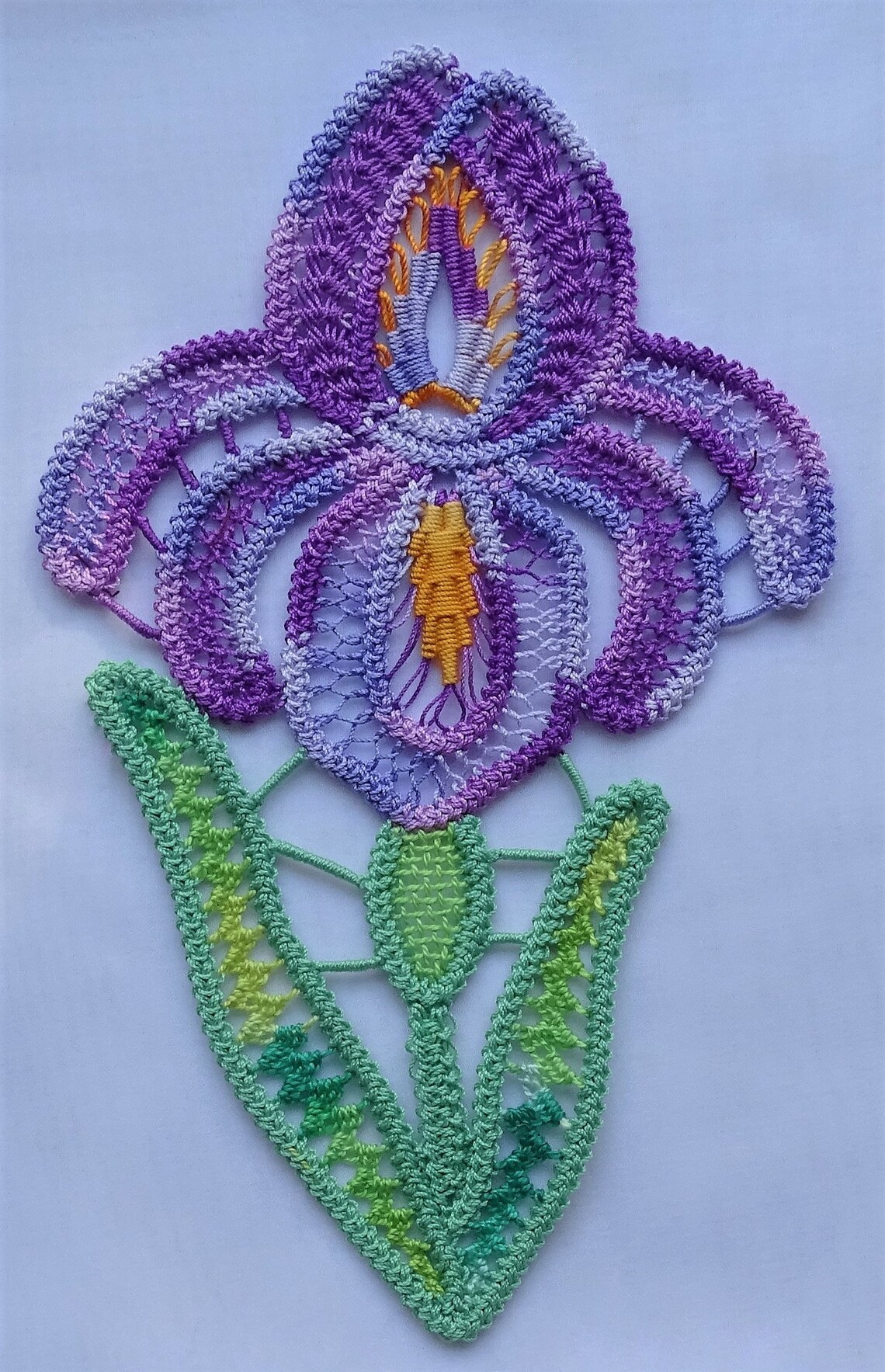 PDF Instant Download - Romanian Point Lace, Iris(grape Splash ...