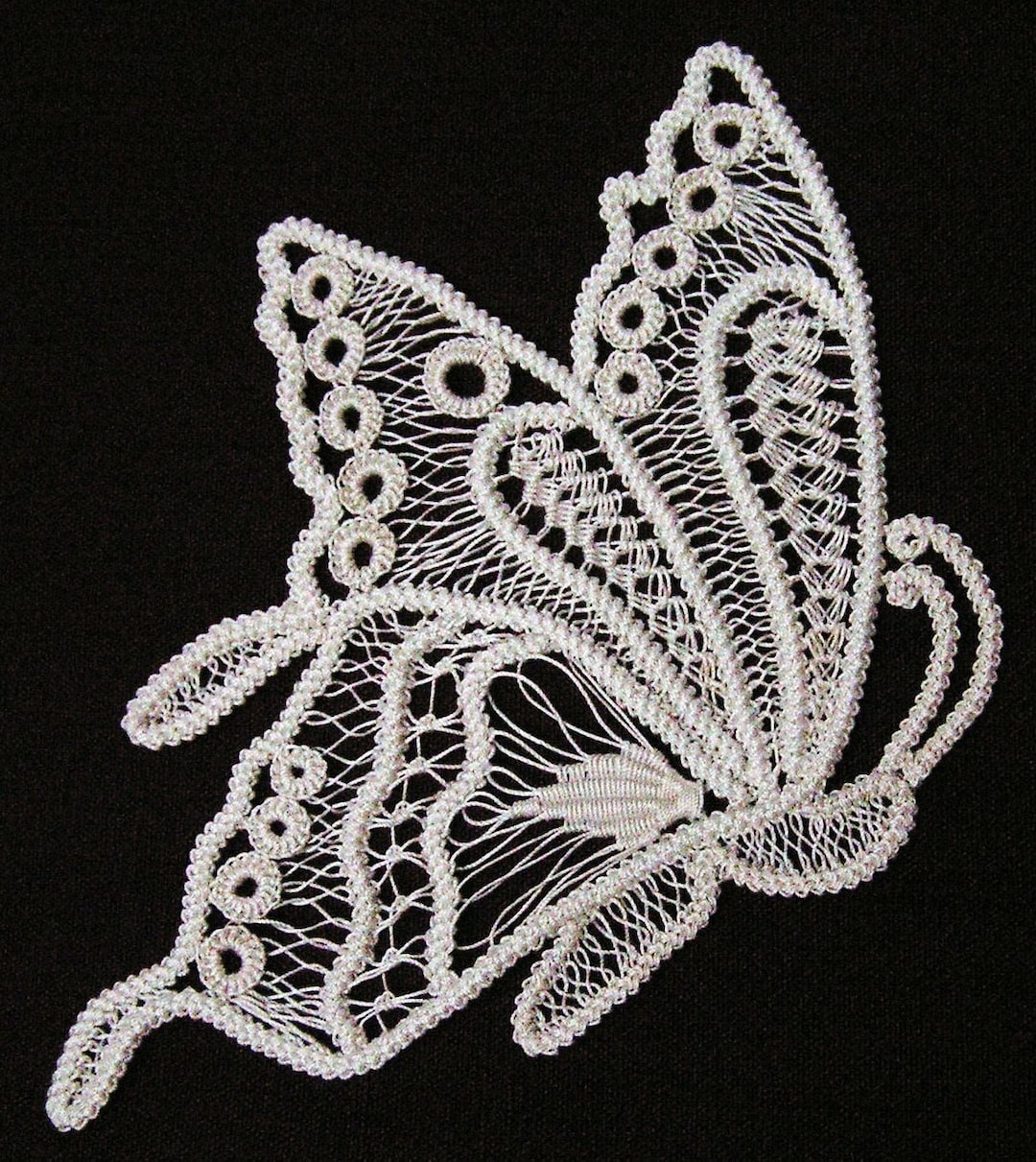 PDF Instant Download Butterfly, Romanian Point Lace - Pattern No. 28CE ...