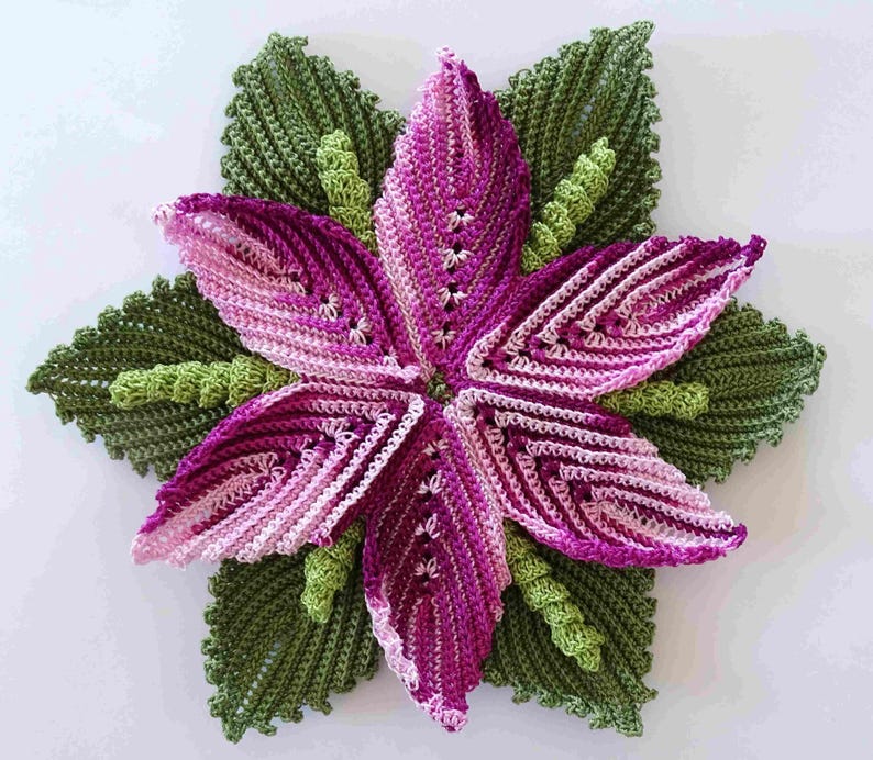 Water Lily, Crochet Pattern Kit - Pattern No. 48LC - Etsy