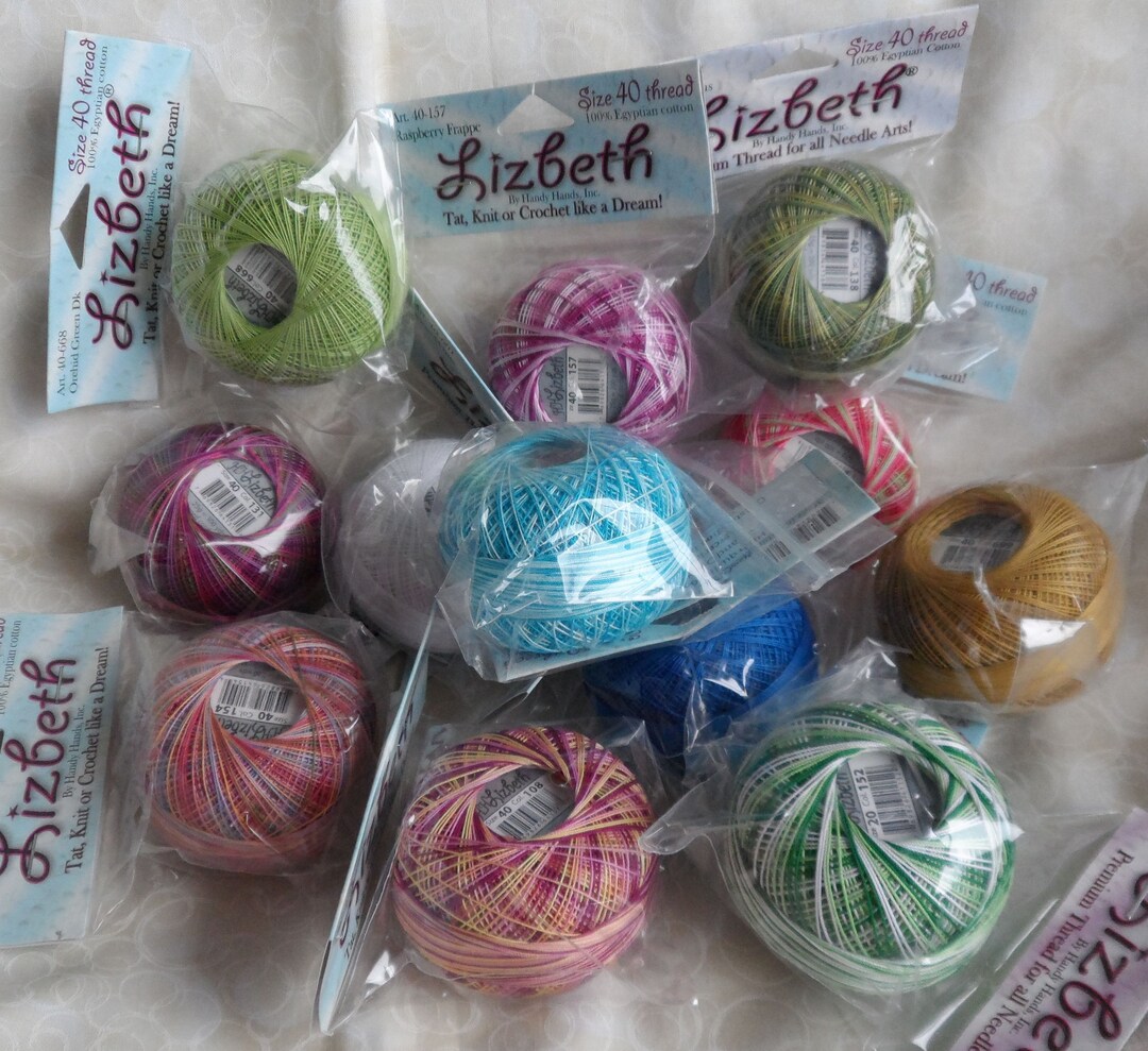 Lizbeth Cotton Thread, Size 40 - Etsy