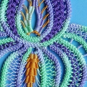 Iris, Romanian Point Lace KITS - Patterns No.138lst - Etsy