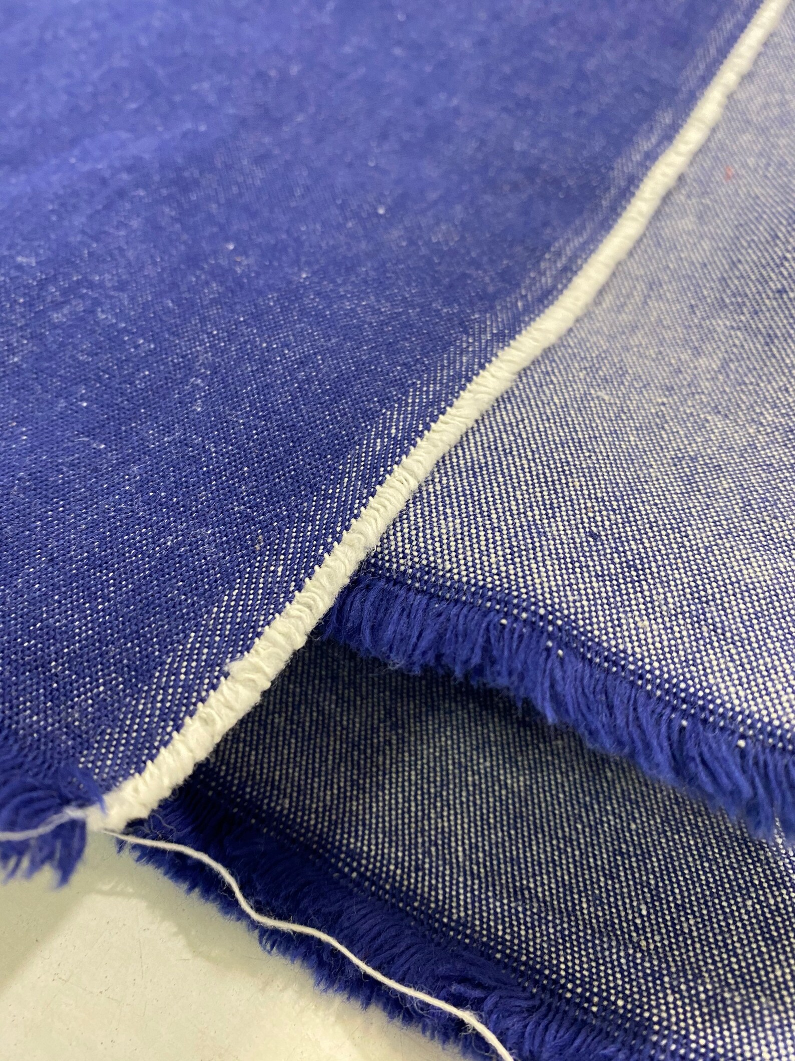 Blue Denim Fabric - Etsy