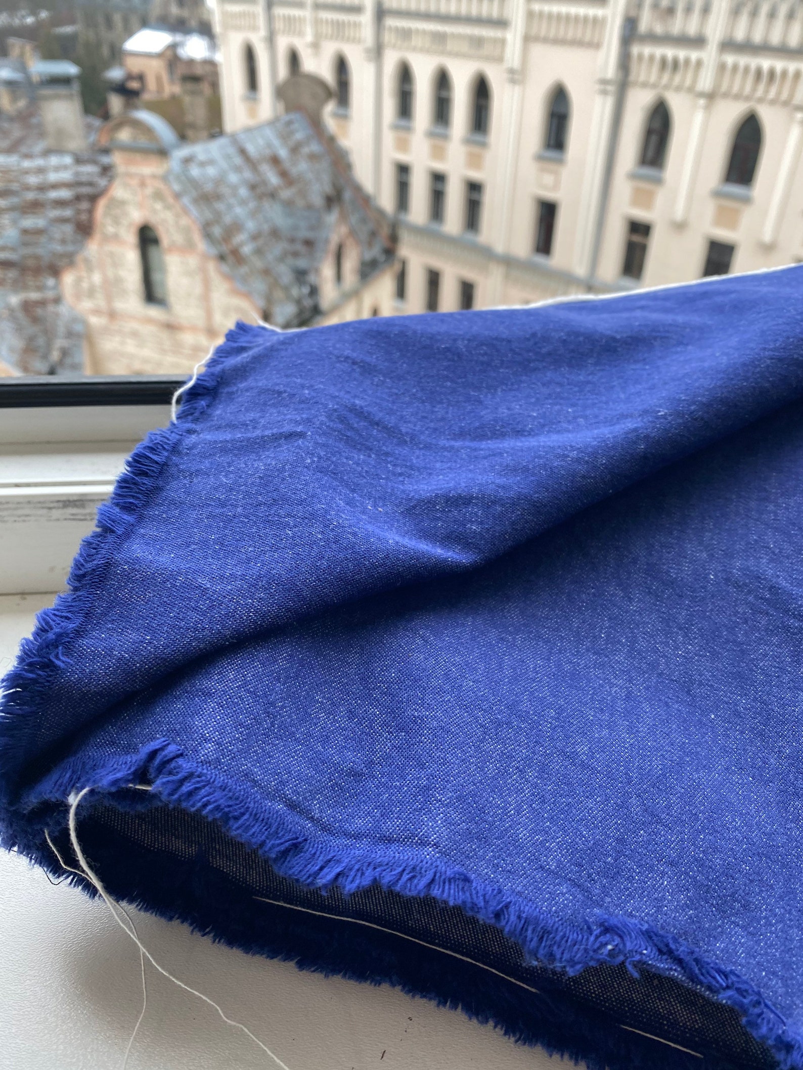 Blue Denim Fabric - Etsy