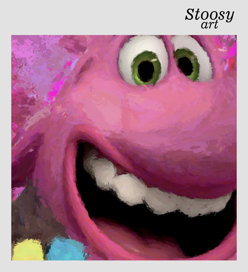 Inside out bing bong disney poster kids decor | Etsy