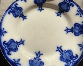 Wedgewood Jasperware Blue & White Scalloped Plate - Etsy