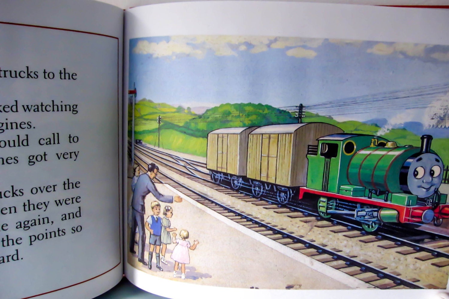 Thomas the Tank Engine Book, Percy Runs Away, Children's Book, Steam ...