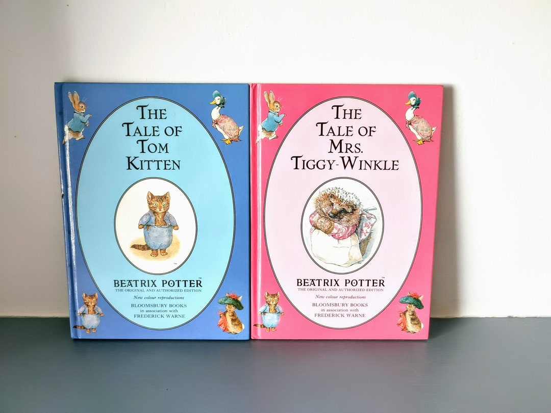 Beatrix Potter Books, Tiggy Winkle, Tom Kitten, Peter Rabbit Books ...