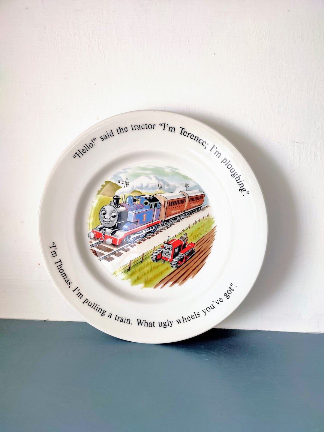 Thomas Plate, Thomas the Tank Engine, Childs Plate, Fine Bone China ...