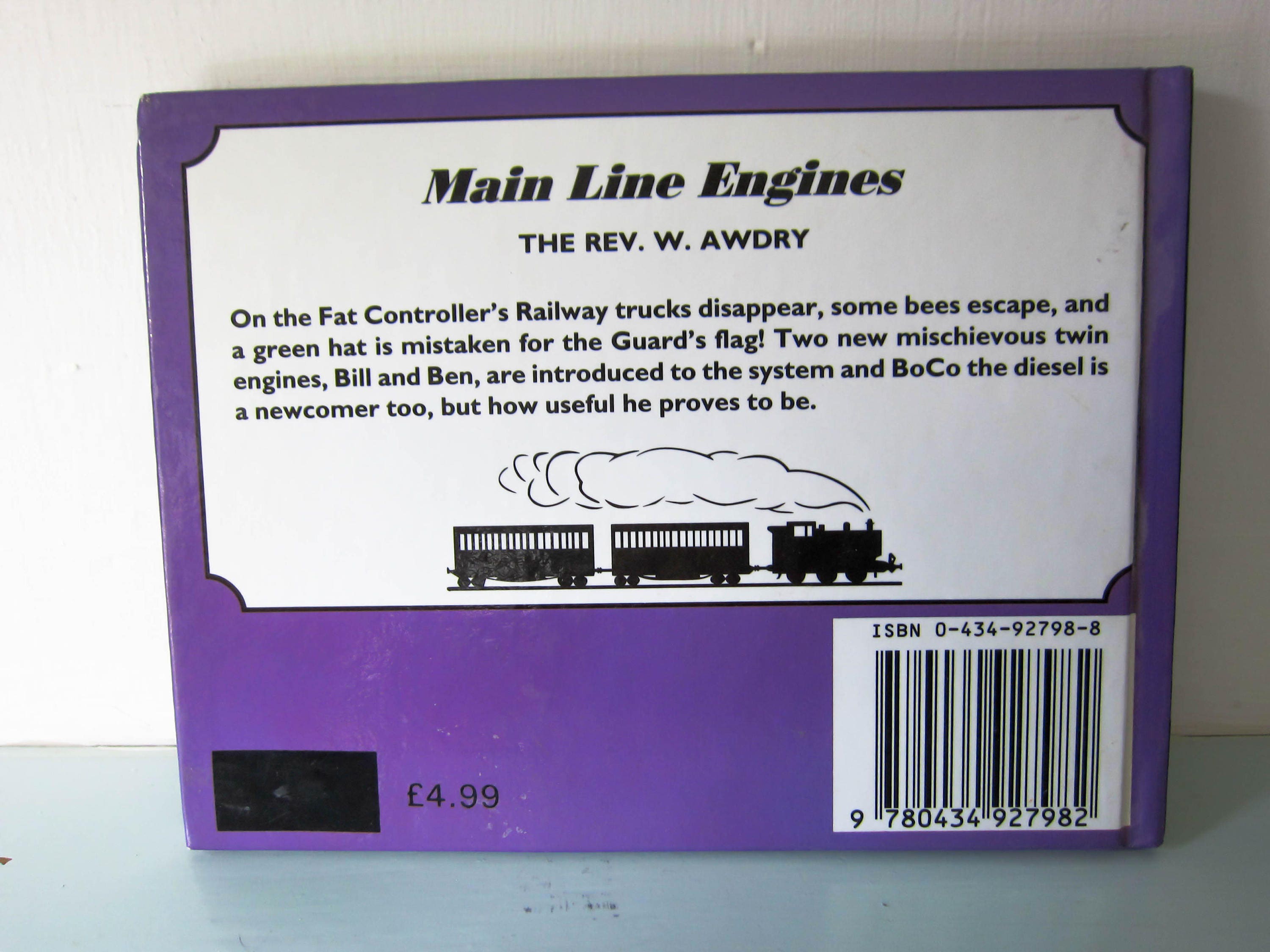 Thomas the Tank Engine, Childs Vintage Book, Main Line Engines, Vintage ...