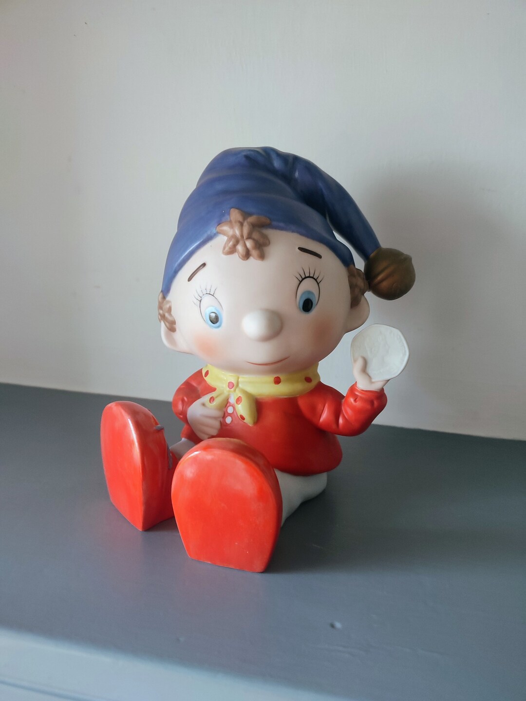Noddy Money Box Cartoon Character Child Gift Naming Day - Etsy