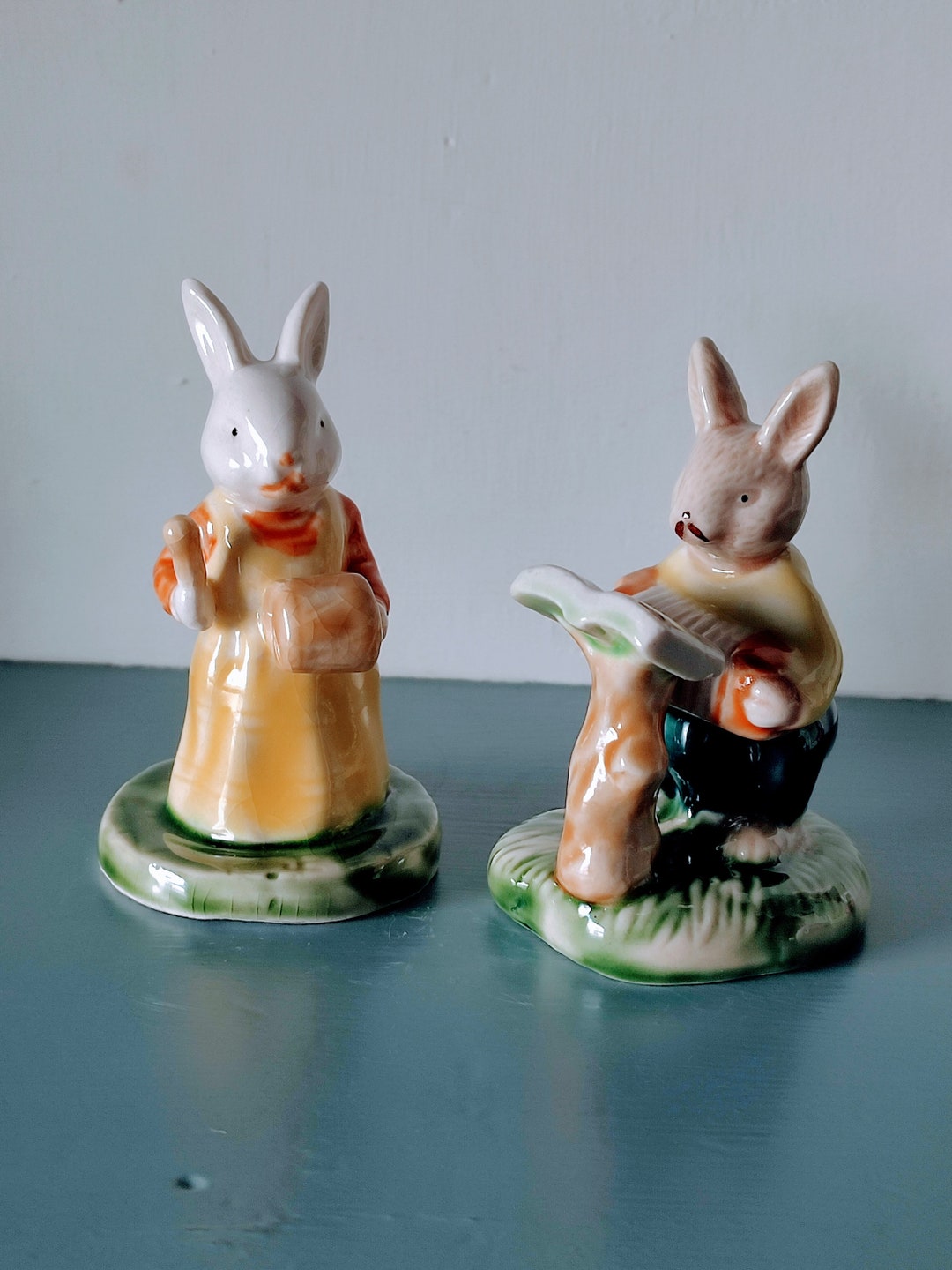 Vintage Rabbit Ornaments, Albert Kessler Rabbits, Rabbit Figurines ...
