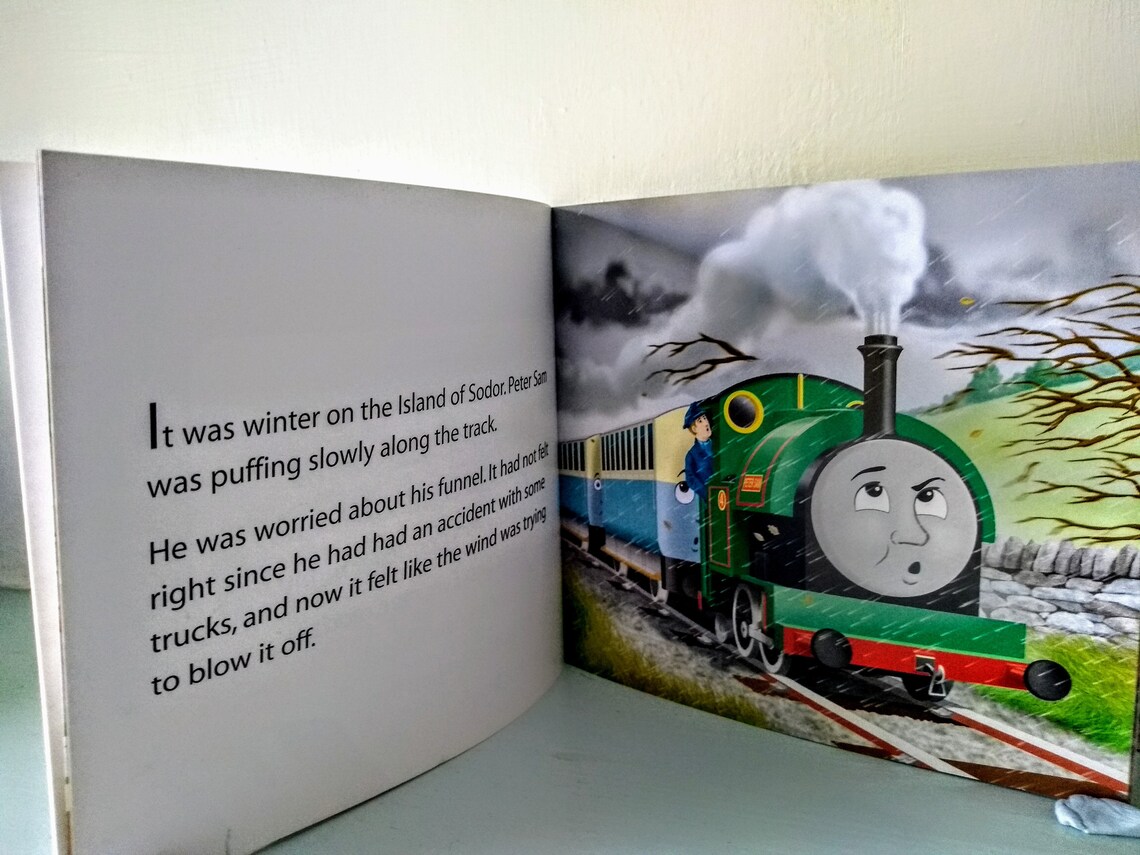 Thomas the Tank Engine Book, Thomas Book, Childrens Train Book, Steam ...