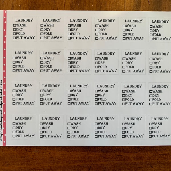Check List Stickers - Etsy