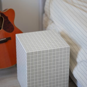 Handcrafted Mosaic Cube Table: Versatile Side Table for Every Room ...