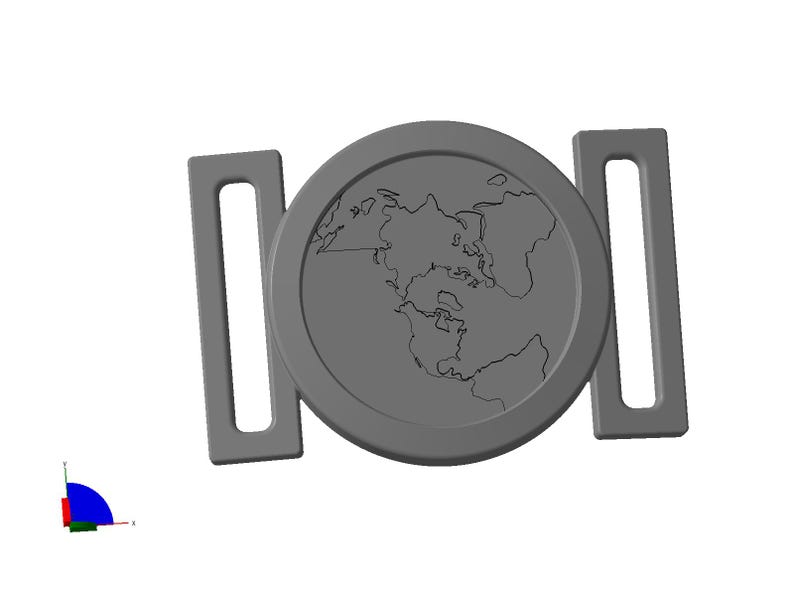 SEAF Belt Buckle 3d Print File Stl - Etsy