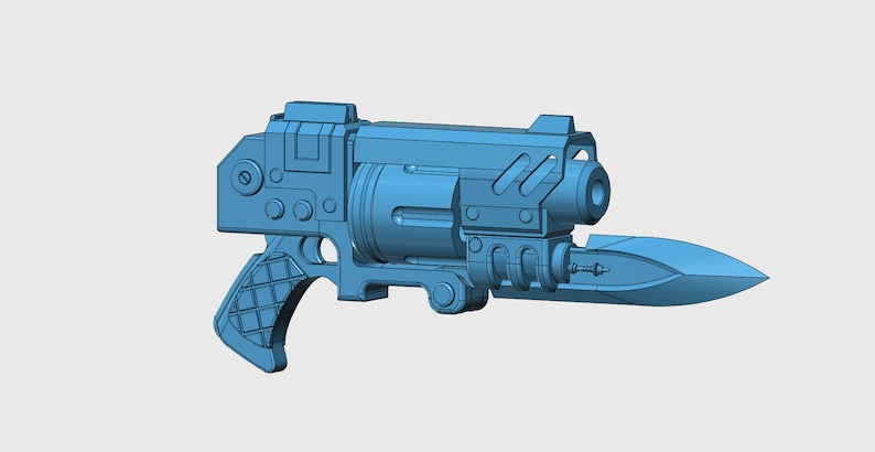 Bolter Revolver 3d Model Stl - Etsy