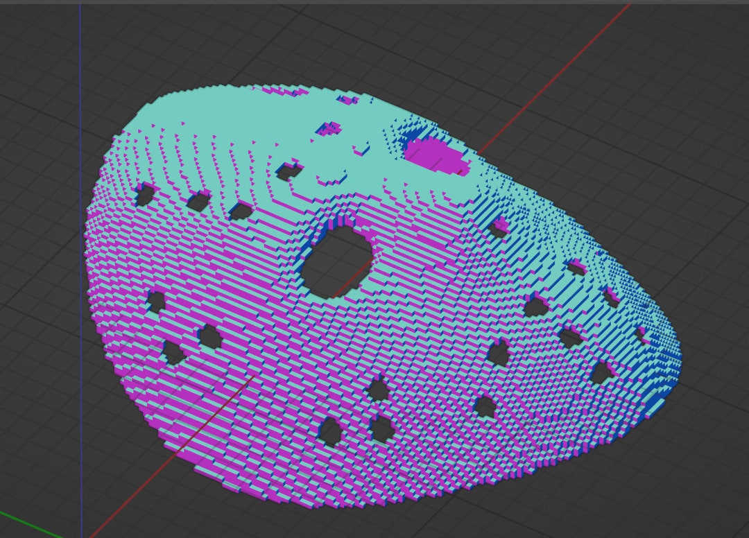 Jason Voorhees Retro Pixel NES Mask 3d Model Stl - Etsy