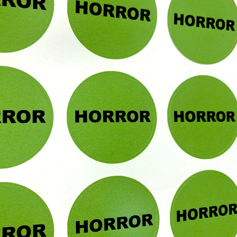 VHS Horror Sticker Lot of 6 Vinyl Stickers 1.25 | Etsy