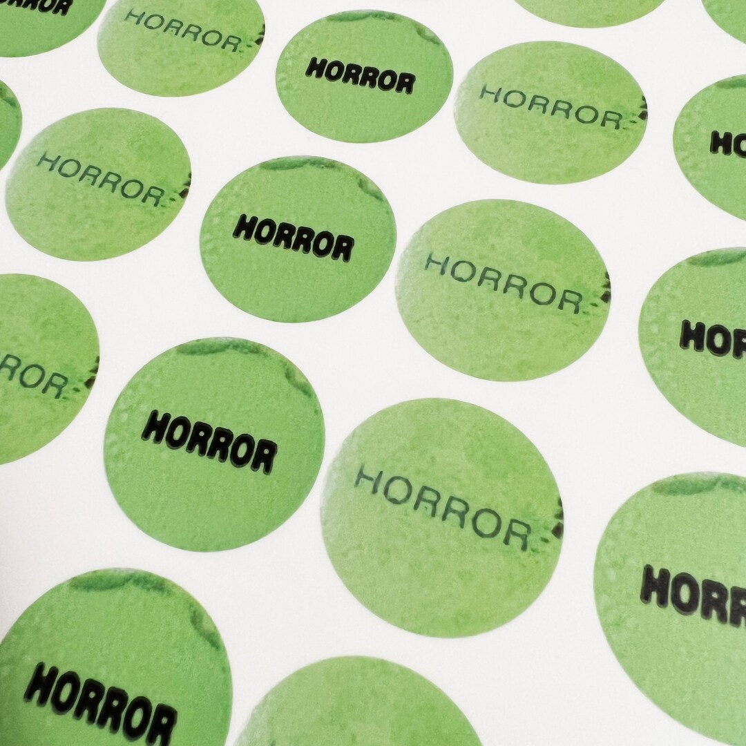 Vintage Style - VHS Horror Sticker - Lot of 6 Vinyl Stickers 1.25" - Etsy