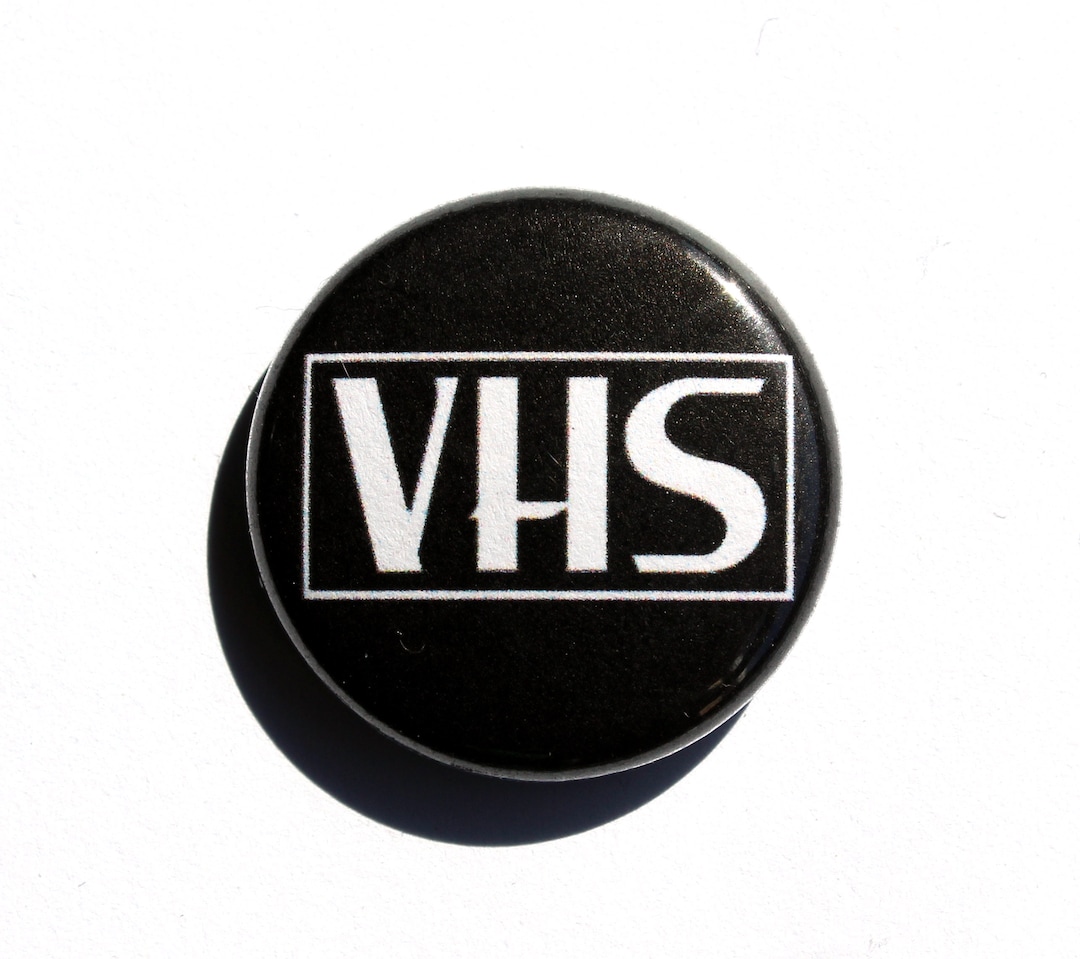 VHS Logo - Classic Logo - 1" Pinback Button - Etsy