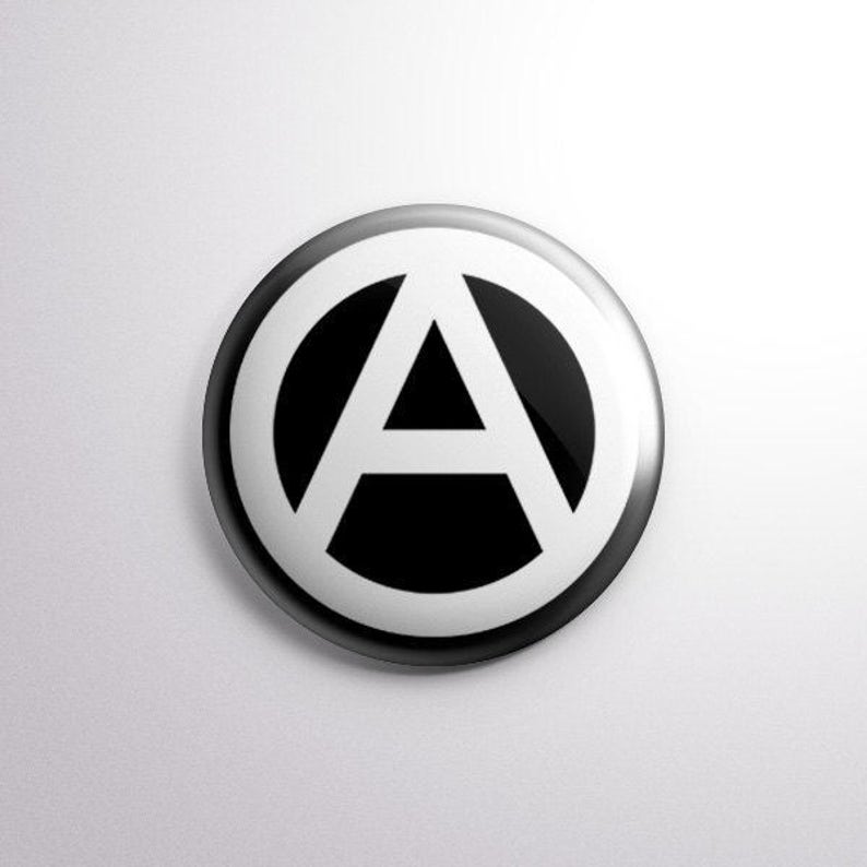 Anarchy Button Anarchism A 1 Pinback Button - Etsy