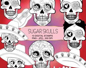 Realistic Skulls Digital Pattern - Etsy