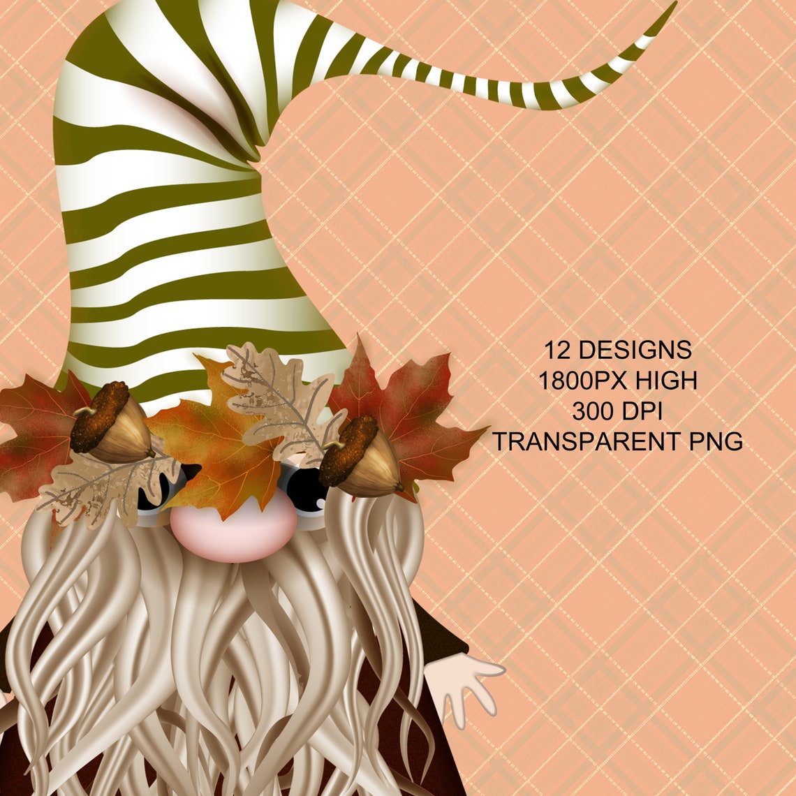 Autumn Gnomes Fall Gnomes Fall Clipart Collection - Etsy Australia