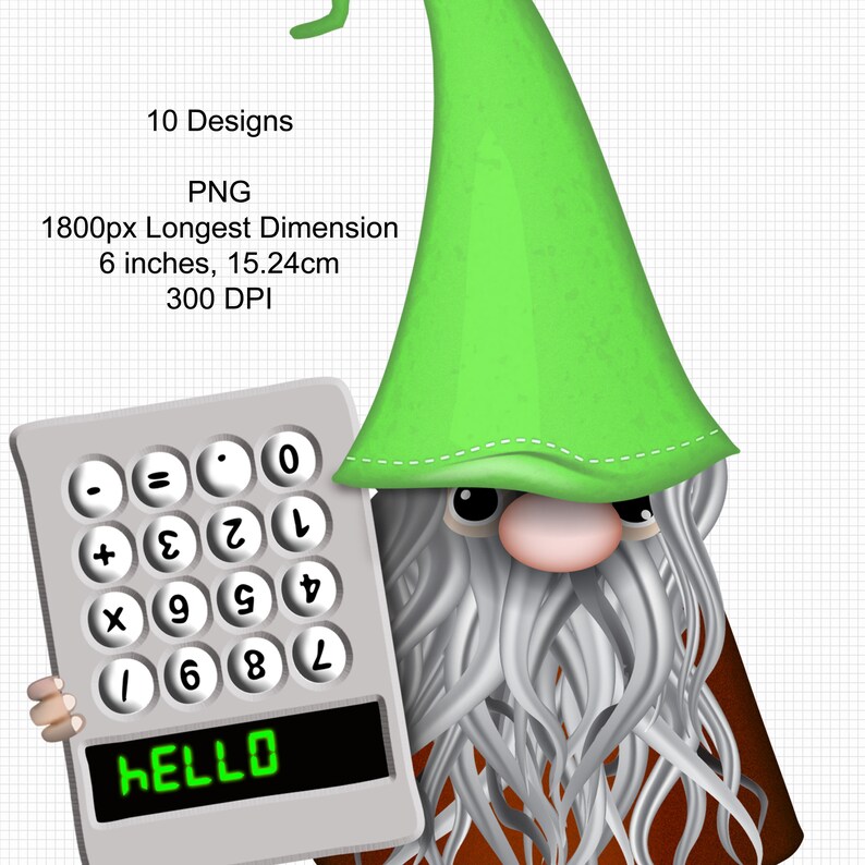 Math Gnomes Clipart Collection | Etsy