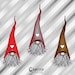 9 Scandinavian Christmas Gnomes, Tomte, Nisse, Santa, Elf - Clipart ...