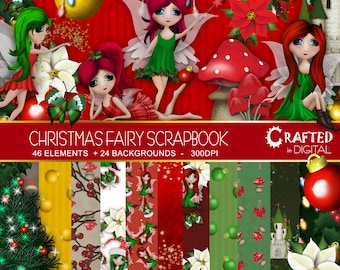 Digital Scrapbooking Kits Christmas Digital Christmas - Etsy