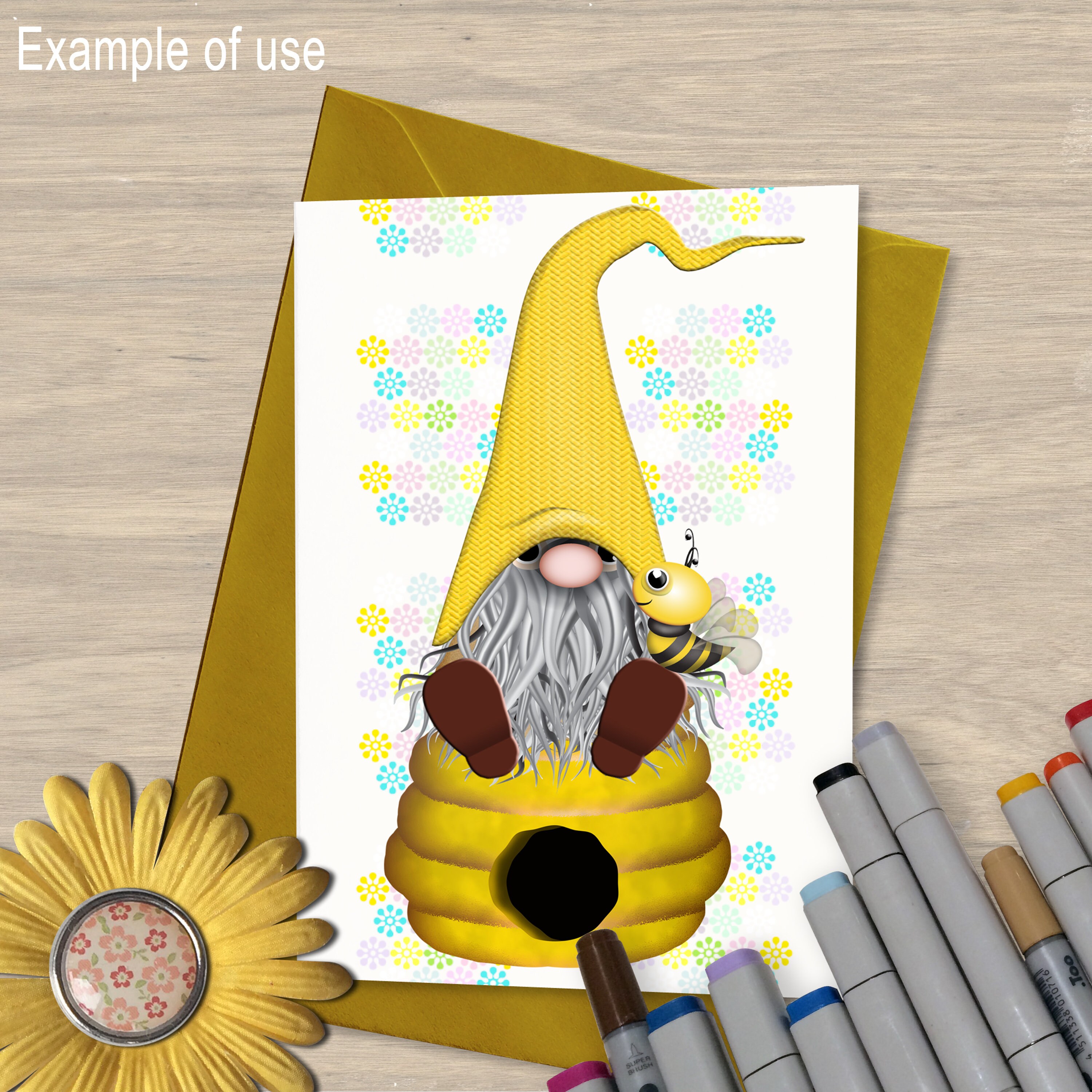 Honey Bees & Gnomes Spring Clipart Collection | Etsy