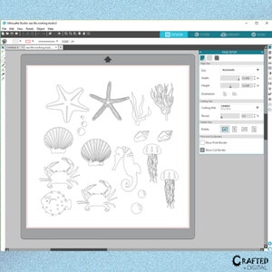 Sea Life Cut File Collection - Svg/dxf/ai/png Files Suitable for Cricut ...