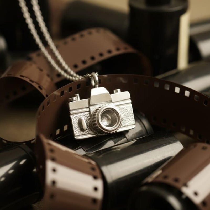 Camera Necklace - Etsy