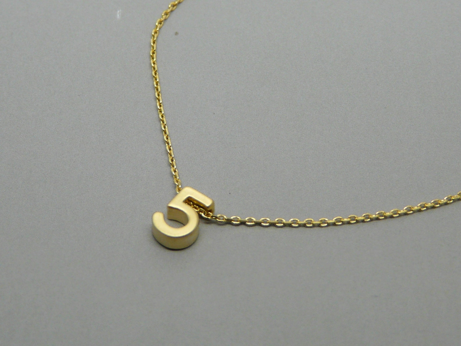 Number Necklace, Lucky Number Necklace, Gold Number Jewelry, Number ...