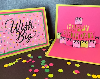 Pop up Confetti Card - Etsy