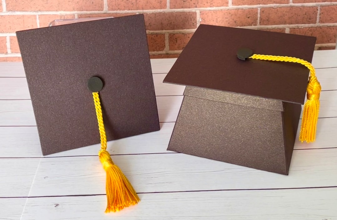 Graduation Hat Box Graduation Party Favor Box Graduation Cap Treat ...
