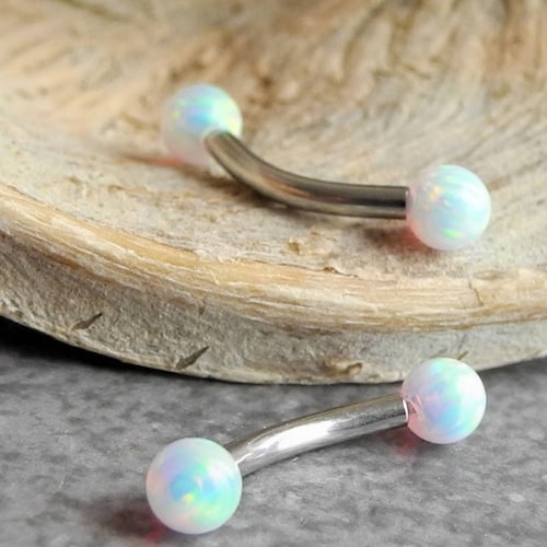 Daith Piercing Starsurgical Steel Barbell..16g..8mm | Etsy