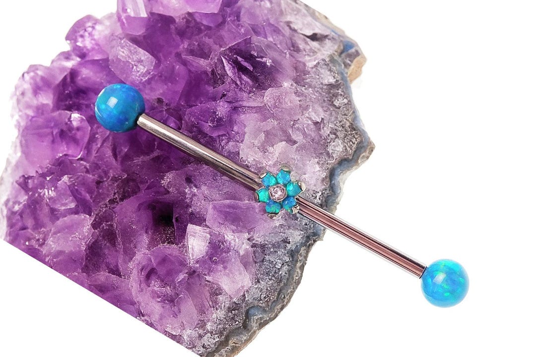 Titanium Internally Threaded Industrial Piercing 14g Hypoallergenic - Etsy